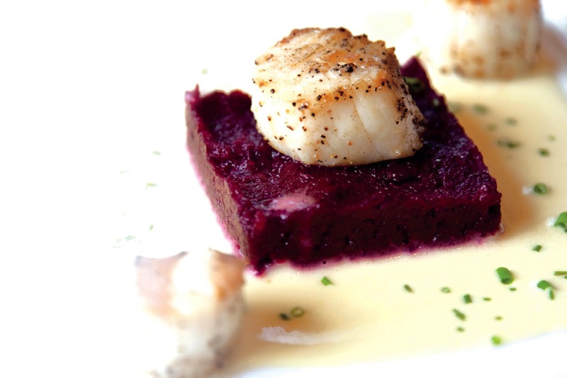 Scallop beet puree | Taste of Nova Scotia