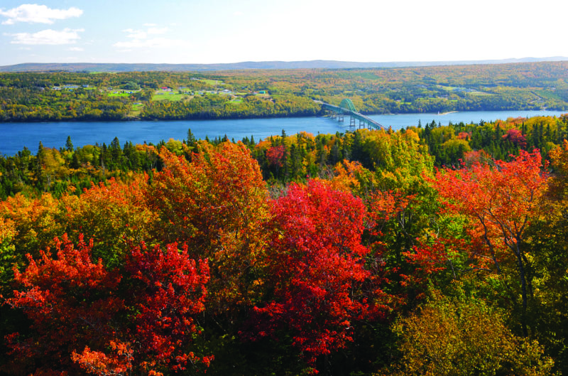 The Seal Island bridge across an arm of the Bras d'Or Lake | Taste of ...