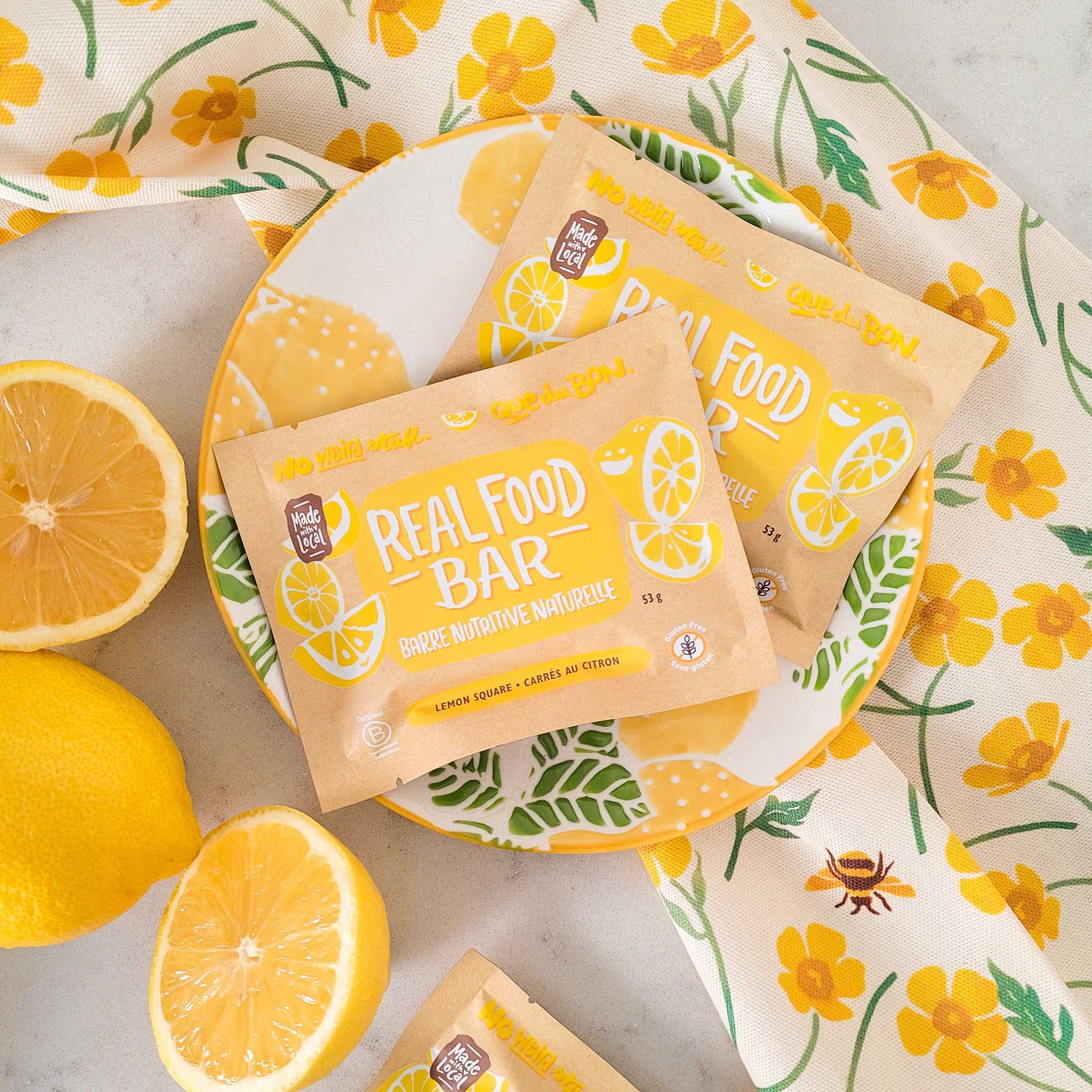 made with local lemon square | Taste of Nova Scotia