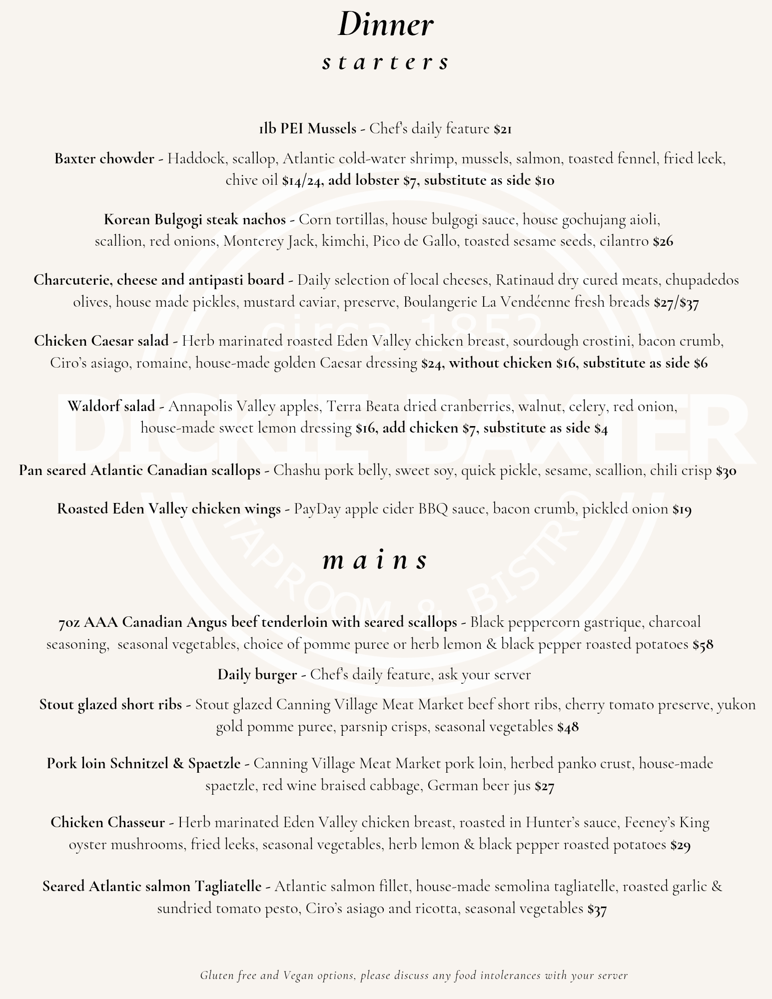 Member Profile: Dickie Baxter | Taste of Nova Scotia